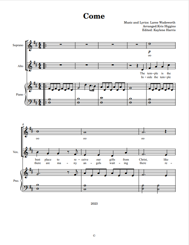 Come - Music by Three